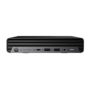 HP Elite Mini 600 G9 Desktop Computer - Intel Core i5 12th Gen i5-12500T Hexa-core (6 Core) 2 GHz - 16 GB RAM DDR5 SDRAM - 256 GB M.2 PCI Express NVMe SSD - Desktop Mini - Black