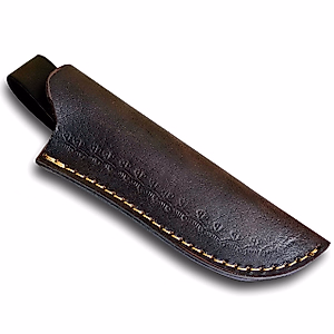JNR Traders Leather Knife Sheath Handmade Heavy Duty 8 inch Knife Leather Sheath for 4 Inch Blade Fixed Blade Hunting Skinning Knife sh501