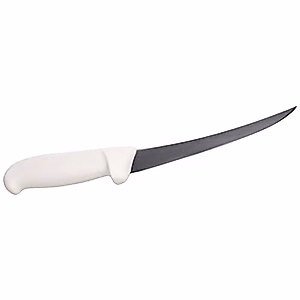 Victorinox 5660715 6" White Fibrox Curved Semi-Stiff Boning Knife