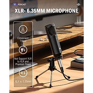 Donner Podcast Equipment Bundle, Podcast Kit Music Production Equipment with Audio Interface/Soundboard, All-in-One Podcast Kit with Condenser Microphone for PC/Phone/Pad for Streaming/Recording