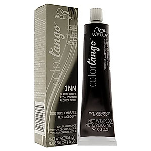 Wella Color Tango Permanent Hair Color, 1NN Black Intense Neutral