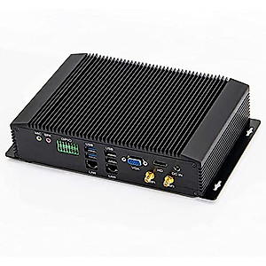 PARTAKER Industrial Computer, Fanless Mini PC, Win-11 or Linux Ubuntu, I3 6006U 6157U, I27, 2 x LAN, GPIO, 6 x COM RS232 422 485, 16G RAM, 256G SSD