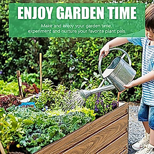 SnugNiture Galvanized Raised Garden Bed 8x4x1FT Outdoor Large Metal Planter Box Steel Kit for Vegetables, Flowers, Herbs, and Succulents