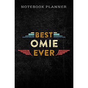 Notebook Planner Womens Best Omie Ever Flower Blessed Grandma Mother's Day Gift pretty graphic: Homework,To Do List,Homework,Personal,6x9 in ,PocketPlanner,Money,Journal
