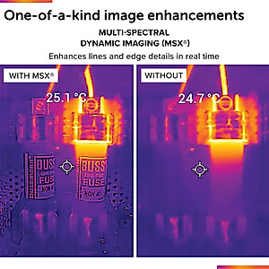 FLIR C5 Compact Thermal Imaging Camera with Wi-Fi for Inspection, Electrical/Mechanical, Building, and HVAC Applications
