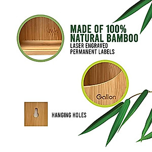 ZEEZEEG Premium Bamboo Ziplock Bag Organizer 4-Box Set 2.7 inches Deep that Fits Shallow Kitchen Drawer. Compatible with Gallon, Quart, Sandwich and Snack Variety Size Slider Bags