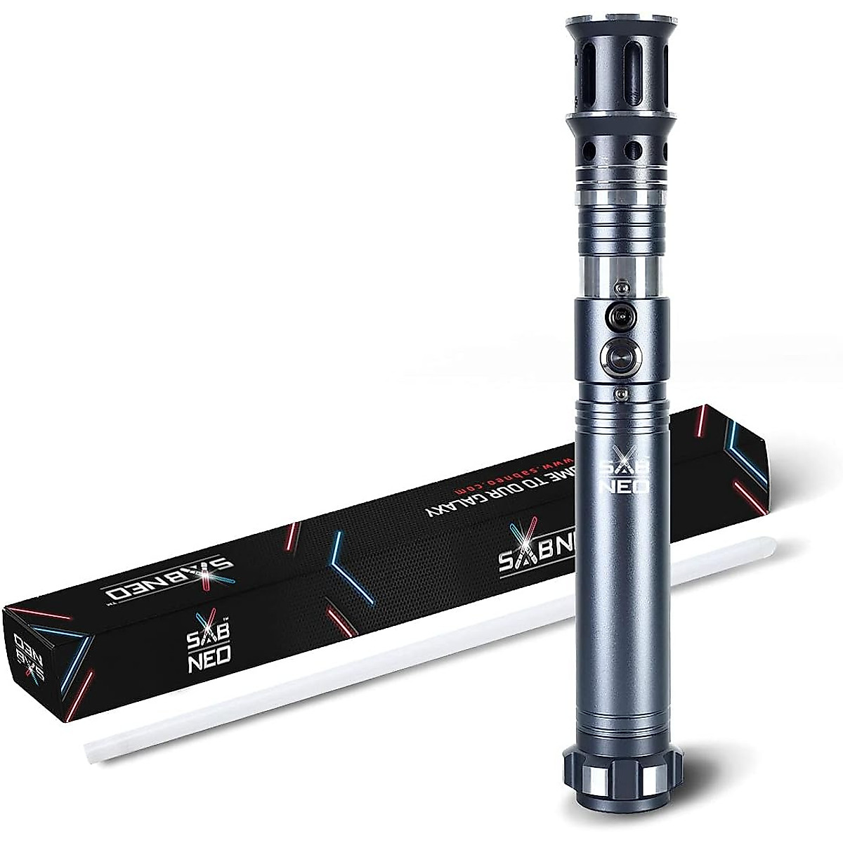 Light Saber V7 Changeable Colors - Smooth Swing and Sound Dueling Light Sabers RGB - 10 Sound Effects