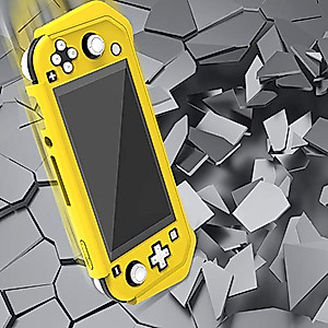 Switch Lite Protective Case Compatible with Nintendo Switch Lite, Kmasic Full-Body Rugged Protection Switch Lite Cover Built-in Screen Protector, Anti-Scratch Cover for Nintendo Switch Lite Skin, Blue