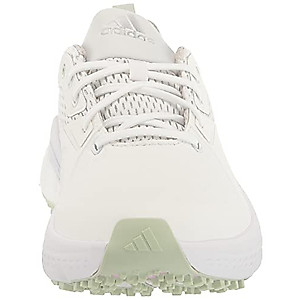 adidas Women's W SOLARMOTION Golf Shoe, FTWR White/Silver Met./Linen Green, 9.5