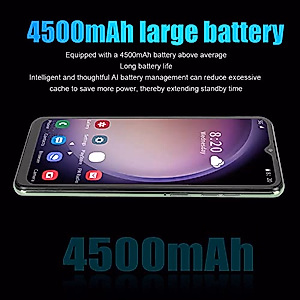 PUSOKEI Unlocked Smartphone, 4G Mobile Phone with Stylus, 6.52 inch FHD Screen, 4GB RAM 64GB ROM, 16MP+32MP Camera, Navigation System, 5G WiFi, Face Unlock, Android12, 4500mAh Battery