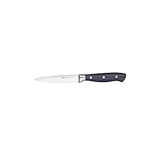MasterClass All Purpose Small Kitchen Knife with EdgeKeeper Knife Sharpener Sheath, Stainless Steel, 11 cm