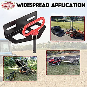 Towing Hitch Set - 3-Way Universal Zero Turn Mower Trailer Hitch and Neodymium Magnets Hitch Pin 1/2 Inch