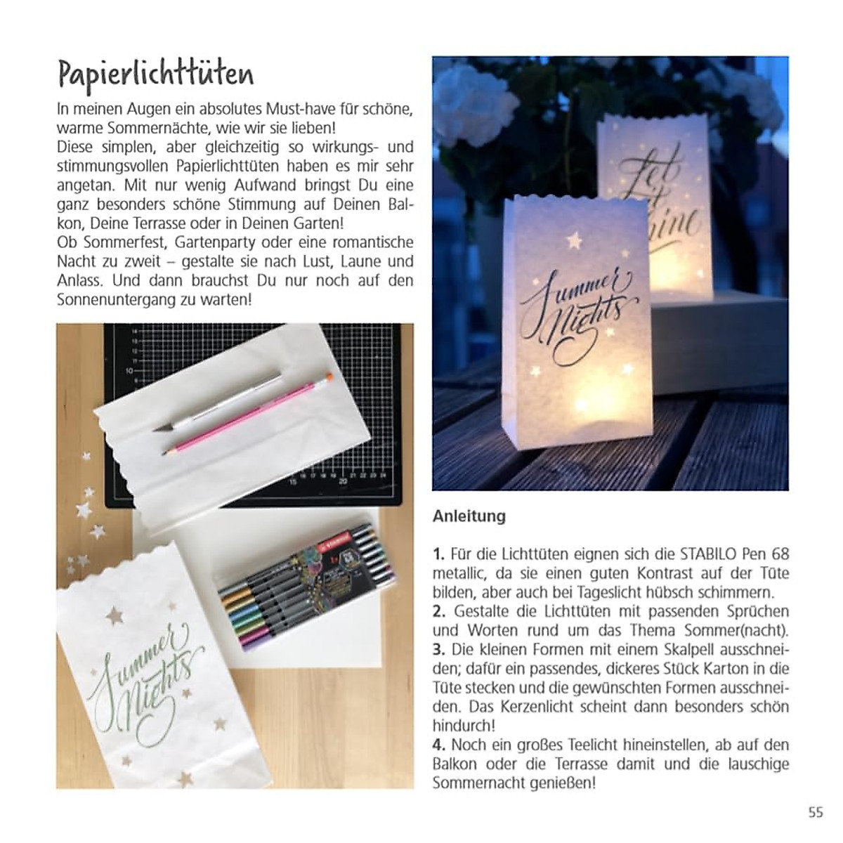 STABILO Creative Book by Hannah Rabenstein - Inspiring Ideas for Your Most Beautiful Moments