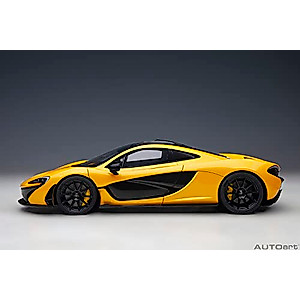 AUTOart McLaren P1 Volcano Yellow w/Yellow/Black Interior 1/18 Model Car 76067