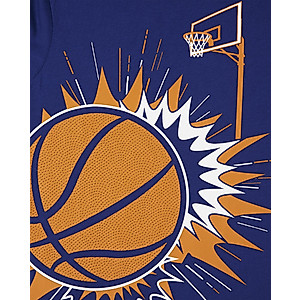 The Children's Place boys Short Sleeve Graphic T-shirt 3-pack T Shirt, Basketball/Slam Dunk Legend/ Basketball Player, XX-Large US