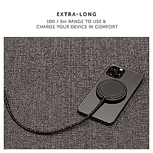 Native Union Snap Magnetic Wireless Charger – MagSafe Charging for iPhone 14, 14 Plus, 14 Pro, 14 Pro Max – Built-in 10ft / 3m USB-C Cable – 15W Fast-Charging for Qi-Compatible Devices (Cosmos)