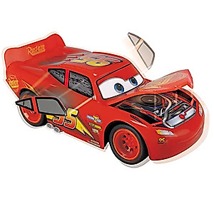 DICKIE TOYS Jada Toys Disney Pixar Cars 1:24 Lightning McQueen RC Remote Control Car 2.4 GHz, Toys for Kids and Adults, Colourful (203084018)