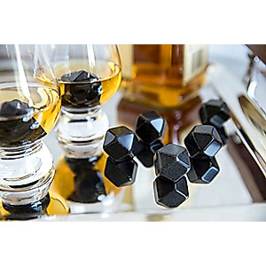 Outset Chillware Whiskey Stones, Granite, Set of 9