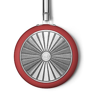 Smeg Cookware 12-Inch Red Frypan