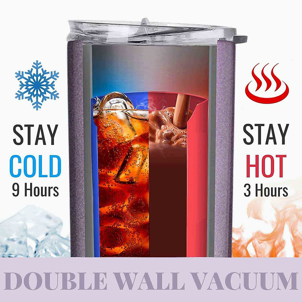 Purple Butterfly Gifts with Initial for Butterfly Lovers, Initial 20oz Stainless Steel Wine Tumbler with Butterfly Alphabet Design, Perfect for Women & Girls, Birthday, Christmas, Mother's Day - S