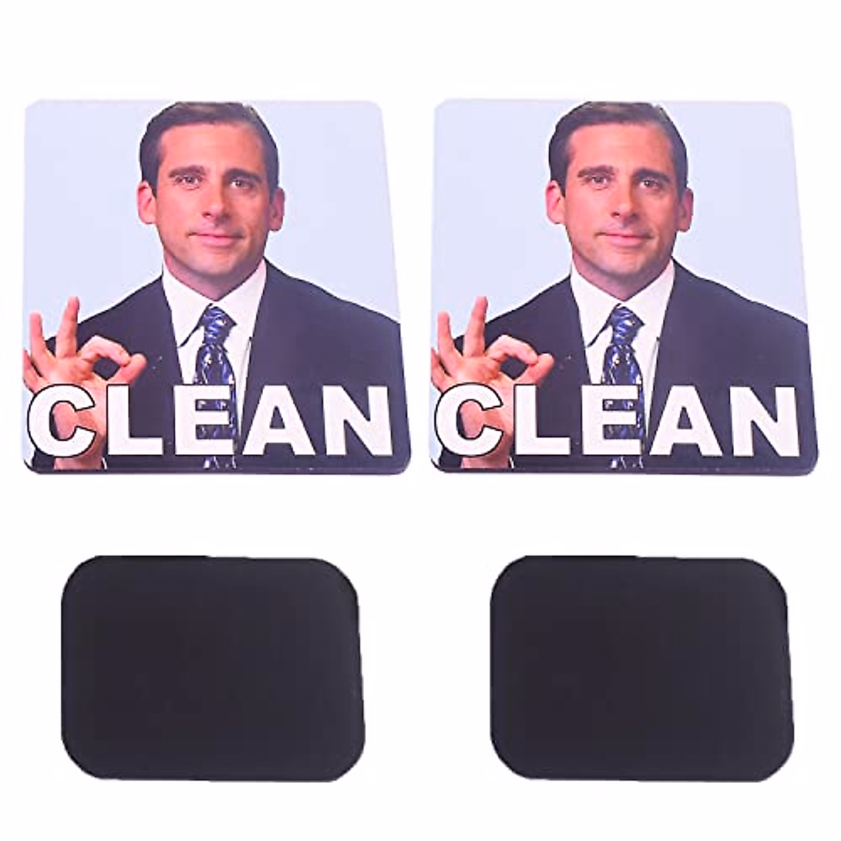 2 Pack Clean and Dirty Magnet，Dishwasher Magnet Clean Dirty Sign Indicator，Reversible Dish Washer Sign, Double Sided Strong Kitchen Flip Indicator，Apartment Must Haves Kitchen Necessities