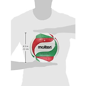 Molten Volley Ball - 5, White/Green/Red