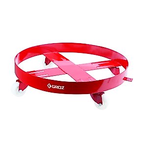 Groz 44379 Heavy Duty Drum Dolly for 55 Gallon Drums, 900 Pounds Capacity