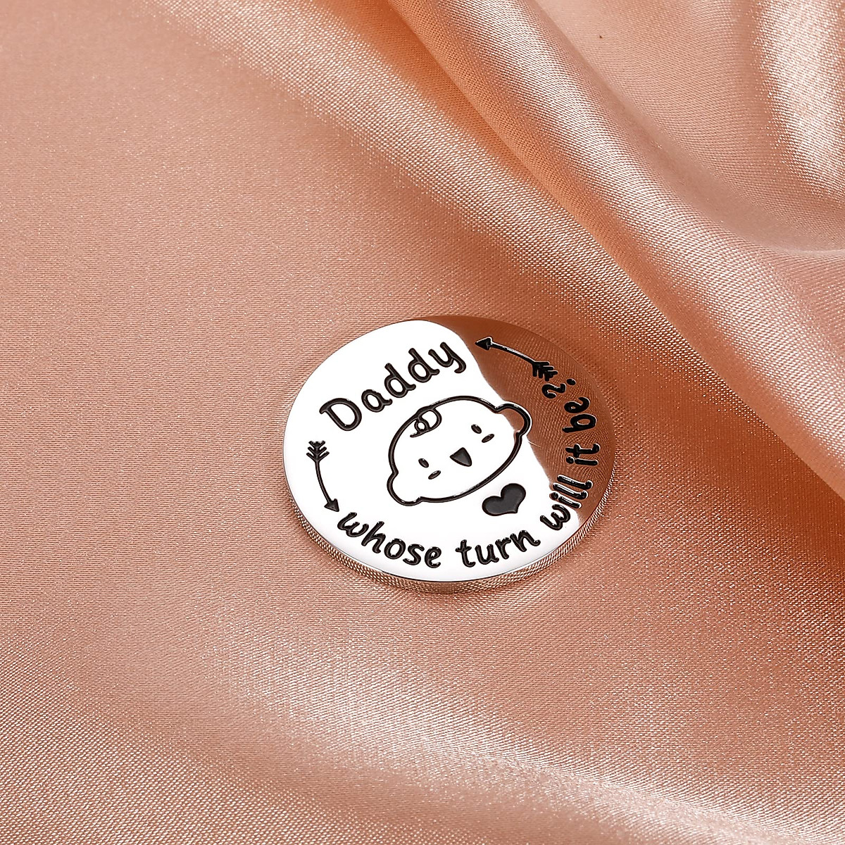 New Parents Gifts for Mom Dad to be Funny Decision Coin Congratulations New Baby Gifts for Expecting Mommy Daddy Christmas Pregnancy Gifts for Wife First Time Mom Fathers Day Baby Shower Birthday Gift