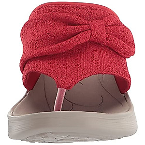 BZees Women's Dancing Queen Wedge Sandal, True Red Open Knit, 9.5