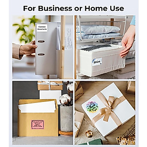 Phomemo M110 Label Maker, Barcode Printer, Bluetooth Portable Thermal Label Printer for Small Business, Sticker Printer Inkless Labeler for Address, Logo, Clothing, Mailing, for PC & Phone