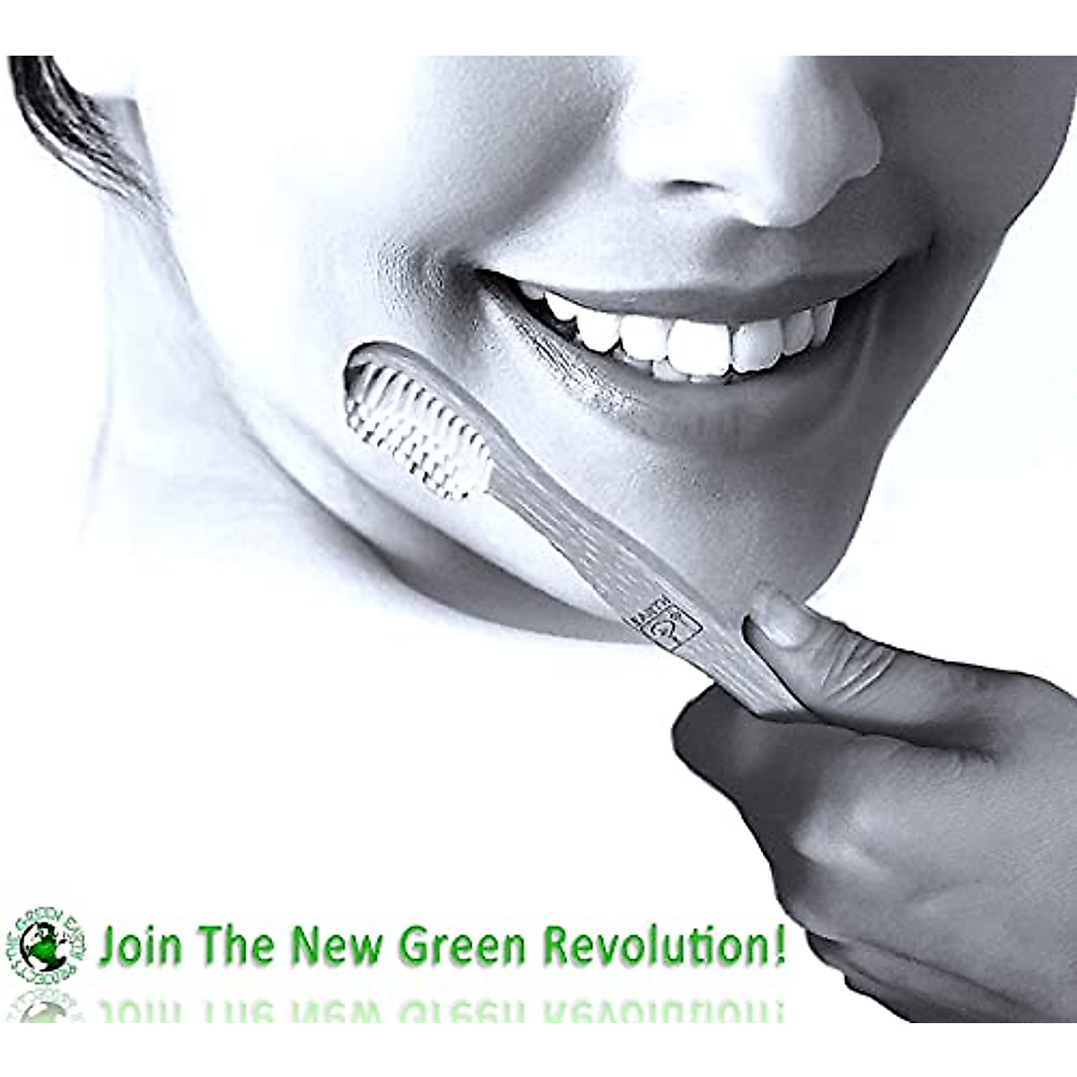 Organic Bamboo Toothbrushes - Eco-Friendly & Compostable 100% Biodegradable Wooden Handles - Durable BPA-Free Medium Soft Bristles - Vegan Manual Toothbrush for Adults with Sensible Gums (6Pack)