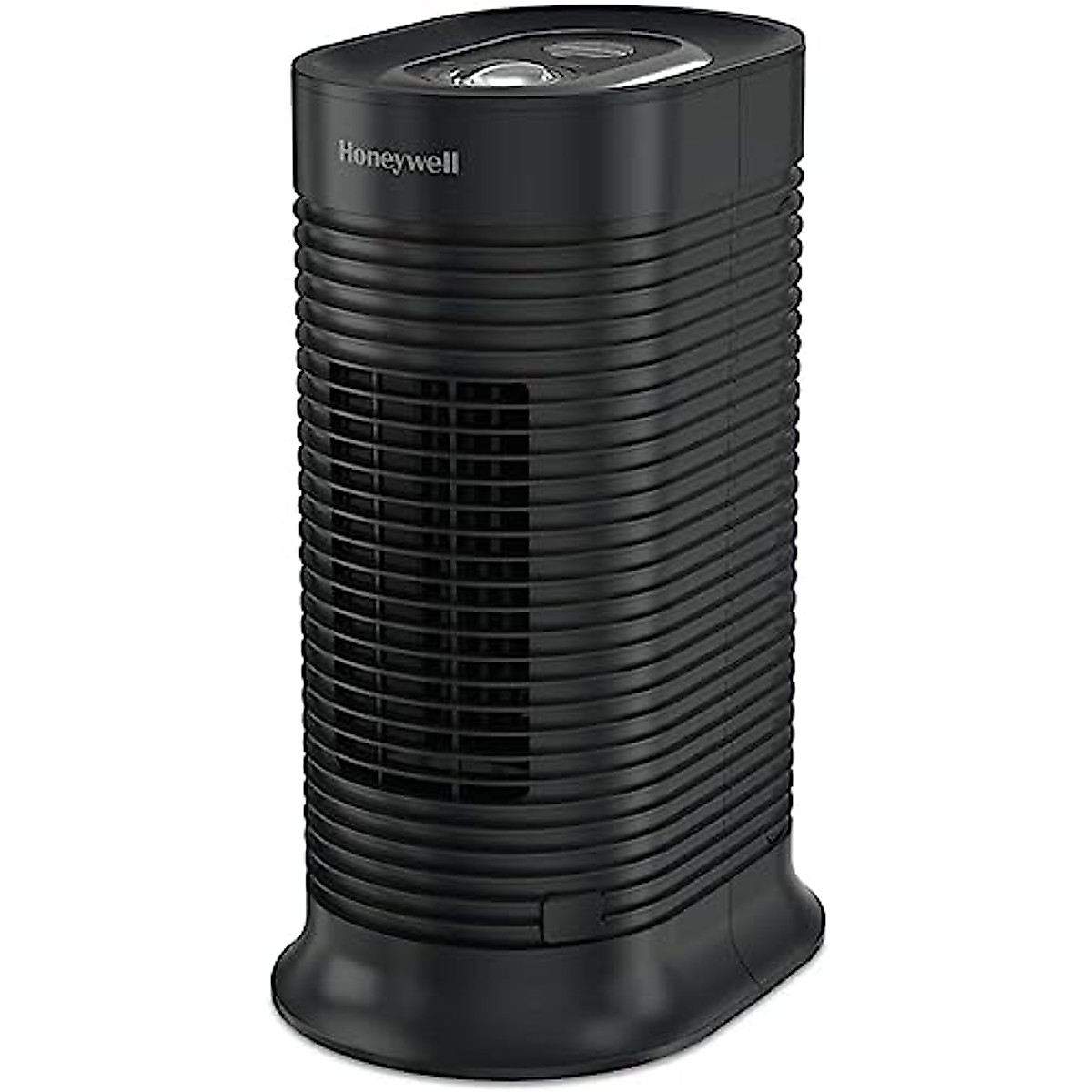 Honeywell AllergenPlus HEPA Tower Air Purifier, Airborne Allergen Reducer for Small Rooms (75 sq ft), Black - Wildlfire/Smoke, Pollen, Pet Dander, and Dust Air Purifier, HPA060