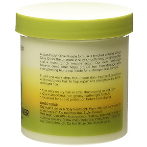 African Pride Olive Miracle Leave-in Conditioner, 15 Ounce