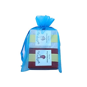 Chardonnay and Merlot Wine Soap Set - Made in Maine - Gift Packaged