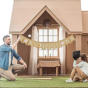 Rainlemon Jute Burlap Concessions Banner Sports Themed Baby Shower Boy 1st Birthday Party Decoration