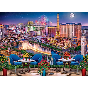 MasterPieces 1000 Piece Jigsaw Puzzle for Adults, Family, Or Kids - Las Vegas Living - 19.25"x26.75"
