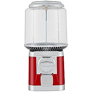 Mophorn Gumball Machine, 1-inch Candy Vending Machine, Commercial Gumball Vending Machine with Adjustable Candy Outlet Size, Metal Gumball Dispenser Machine for Home, Gaming Stores