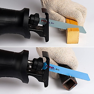 MNA Reciprocating Saw Blade Set 42 Piece, Wood & Metal Cutting, Pruner Sawzall Blade, Household Value Saw Blade Pack with Pouch