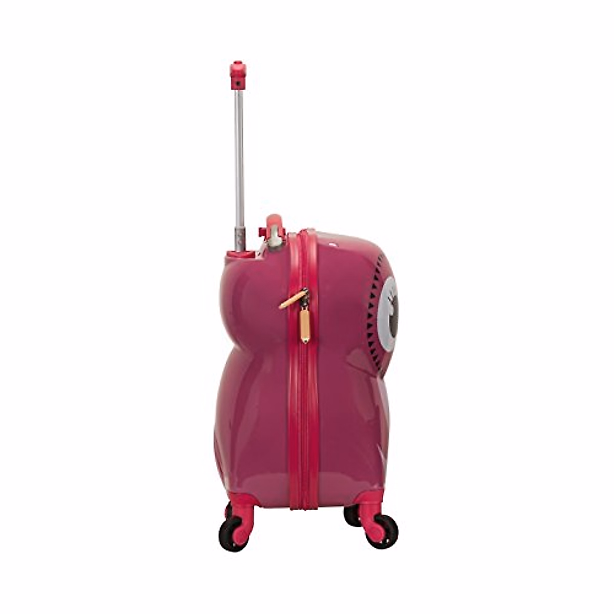 Rockland Jr. Kids' My First Hardside Spinner Luggage, Telescoping Handles, Owl, Carry-On 19-Inch