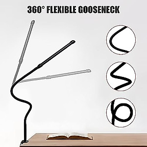 Phimuezl LED Desk Lamp with Clamp (Farmhouse)