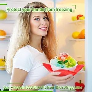 8 Pieces Cozy Microwave Safe, Microwave Plate Holders, Hot Bowl Holders (Classic Style)