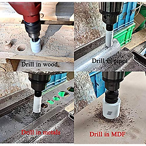 MaxTool 6-1/4" Cobalt Bi-Metal Hole Saw 159mm HSS M42 Bimetal Holesaw 1.5" Deep For metal wood plastic composite etc; BM42W38R616
