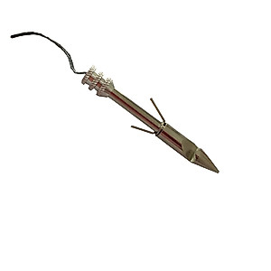 jiexi fashion 3.6" Stainless Steel Fishing Arrow Broadheads Slingshot Catapult Arrow Shaft Pack of 6