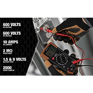MULTIMETER, DMM MANUAL NCV 10031S
