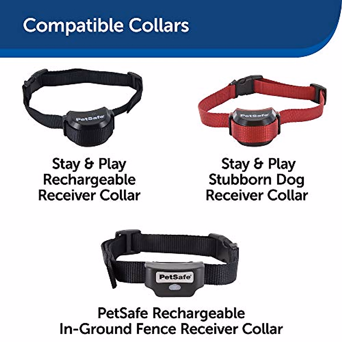 PetSafe Receiver Charger, Compatible with Multiple Wireless and In-Ground Fences, USB Charging Cable (Wall Adaptors Sold Separately),Black