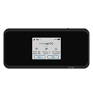 Inseego USB MiFi M2000 5G and 4G LTE Hotspot T-Mobile | All Day Battery Life | WiFi 6 Technology (Renewed)