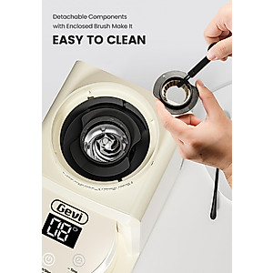 Gevi Electric Burr Coffee Grinder with 35 Grind Settings for Espresso, Drip, French Press - 120V