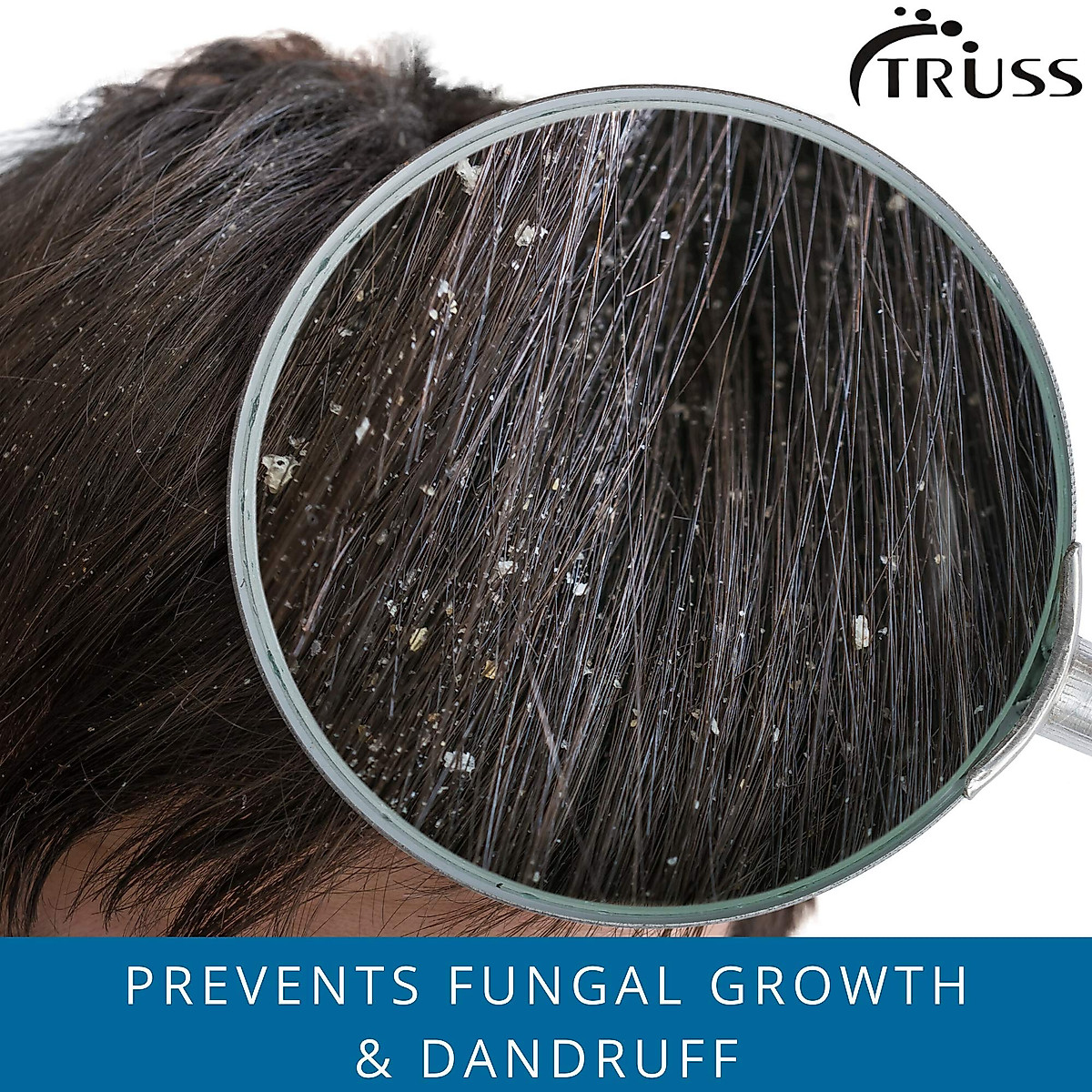 Truss Scrub Therapy Scalp Exfoliant Treatment Bundle with Miracle Shampoo and Conditioner Set