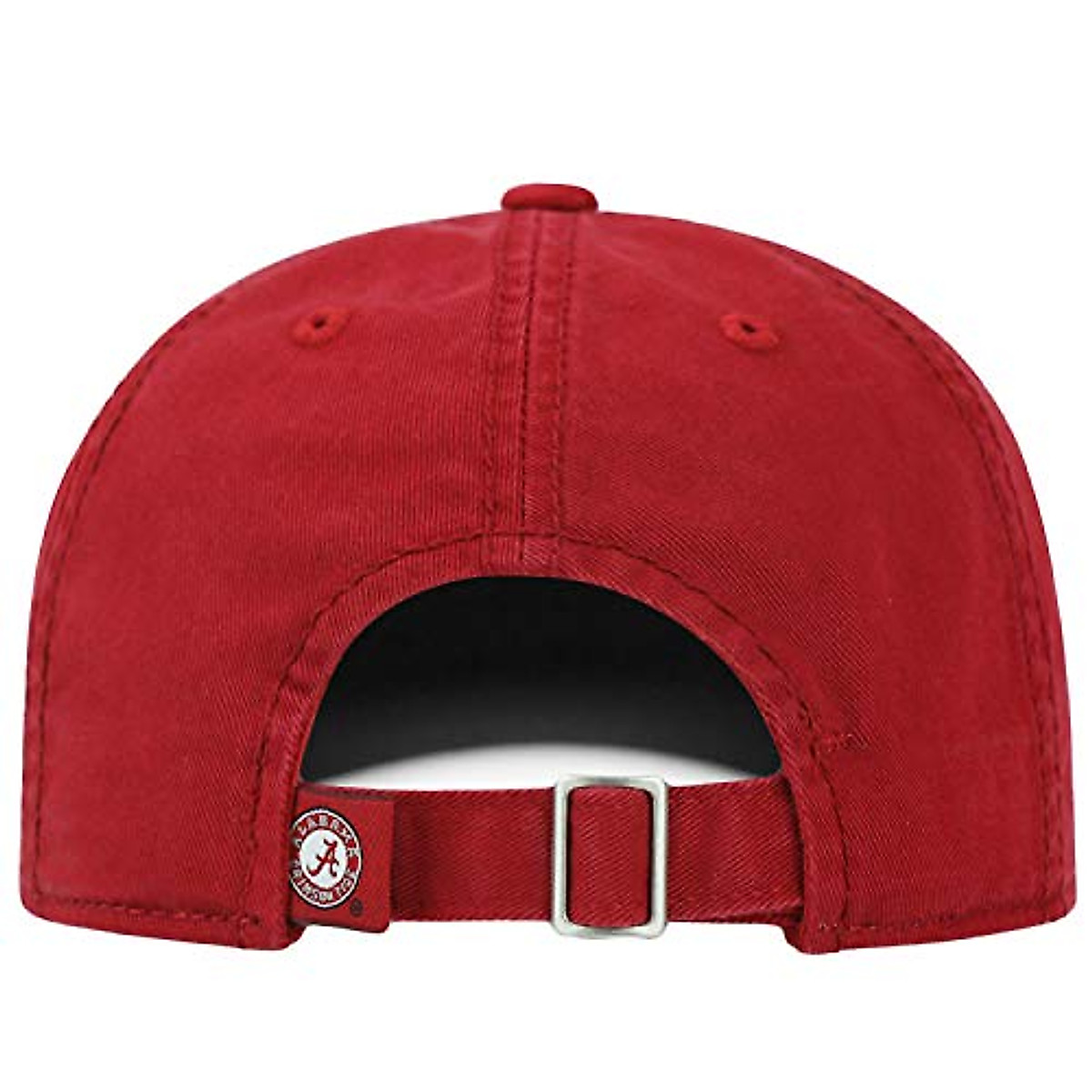 Top of the World Alabama Crimson Tide Men's Relaxed Fit Adjustable Hat Team Color Primary Icon, Adjustable