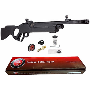 Hatsan Vectis Air Rifle with Pack of Pellets and 100x Paper Targets Bundle (Black Syn Stock) (.177 Cal + Ammo)Q